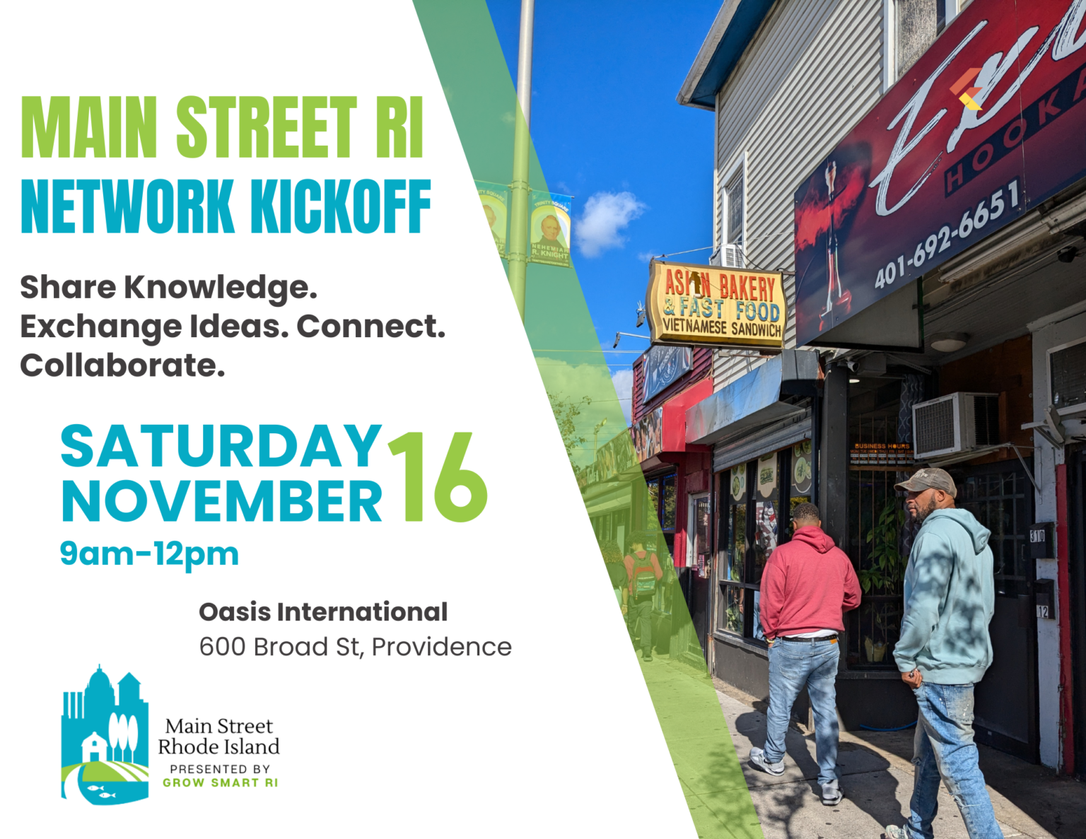 MAIN STREET RI NETWORK LAUNCH 2024 – Grow Smart RI