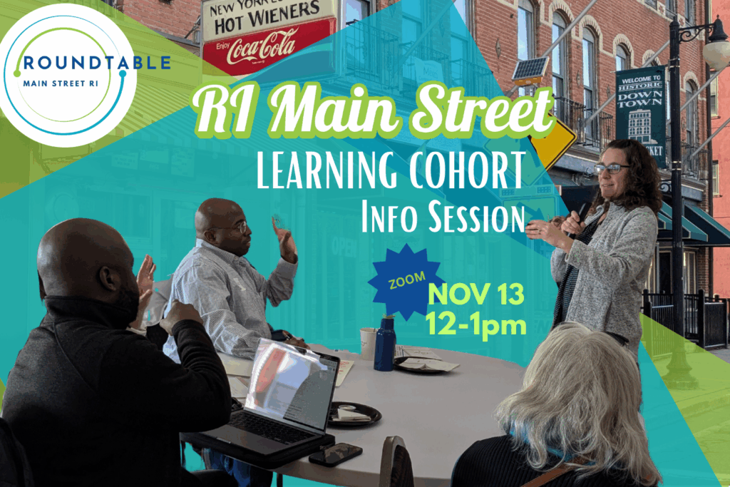 Main Street RI Roundtables and Resources – Grow Smart RI